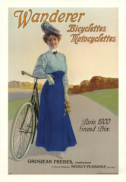 Bicycle Art Poster Wanderer Bicycle – MOLTENI CYCLING